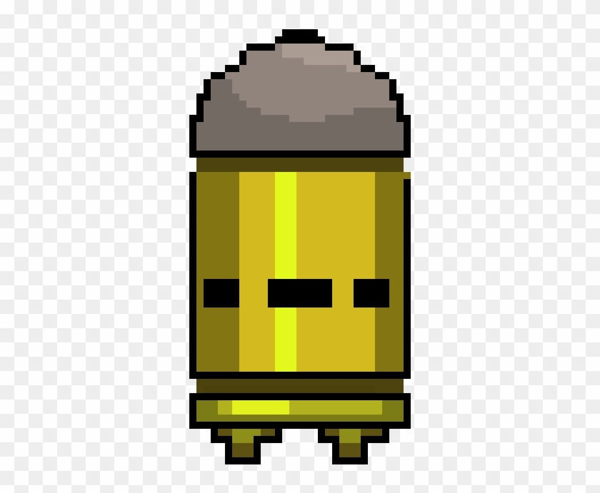 Bullet Kin [enter The Gungeon] - Enter The Gungeon Pixel Art (#1346130 ...