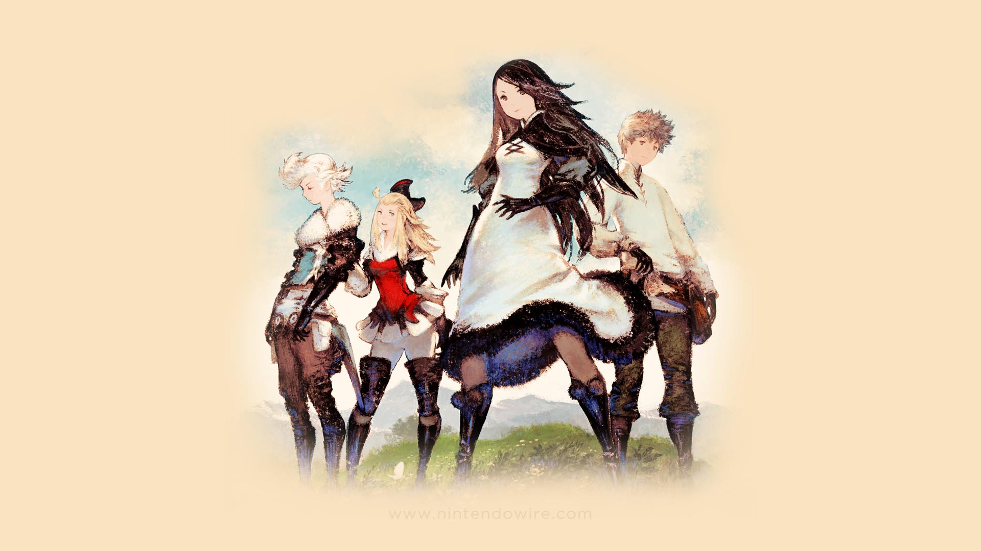 The Art Of Bravely Default Out Now - Bravely Default Character Art ...