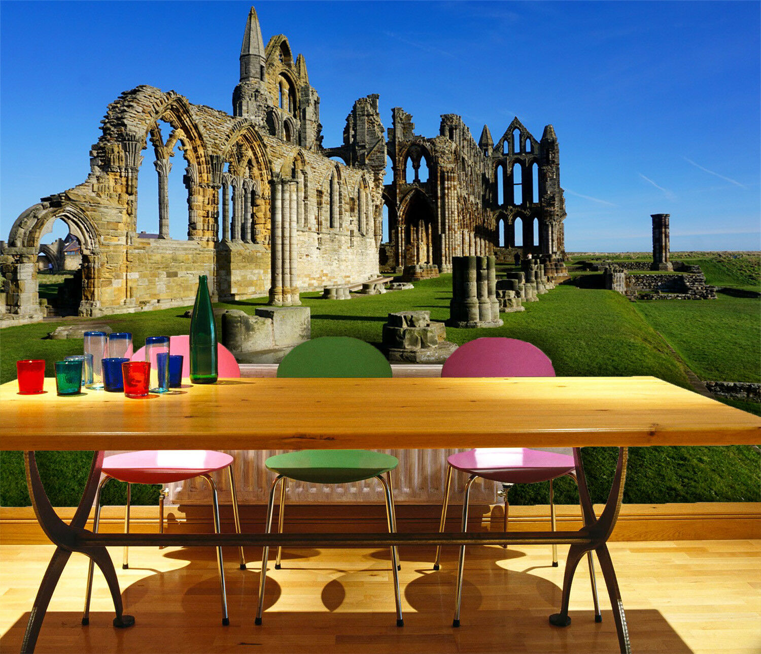 3d Whitby Abbey 75 Wall Paper Paper Paper Murals Wall - Whitby Abbey ...