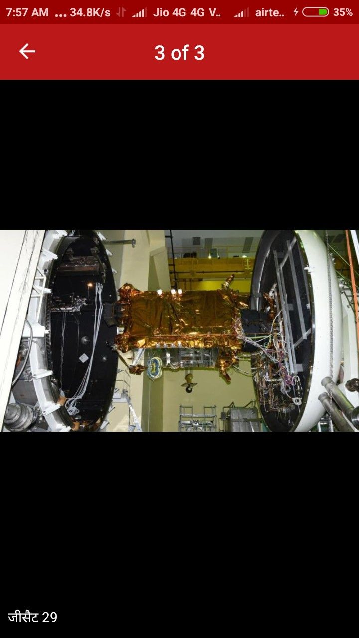 G-sat 29 Satelite Launched By Isro India - Gsat 29 (#1380572) - HD ...