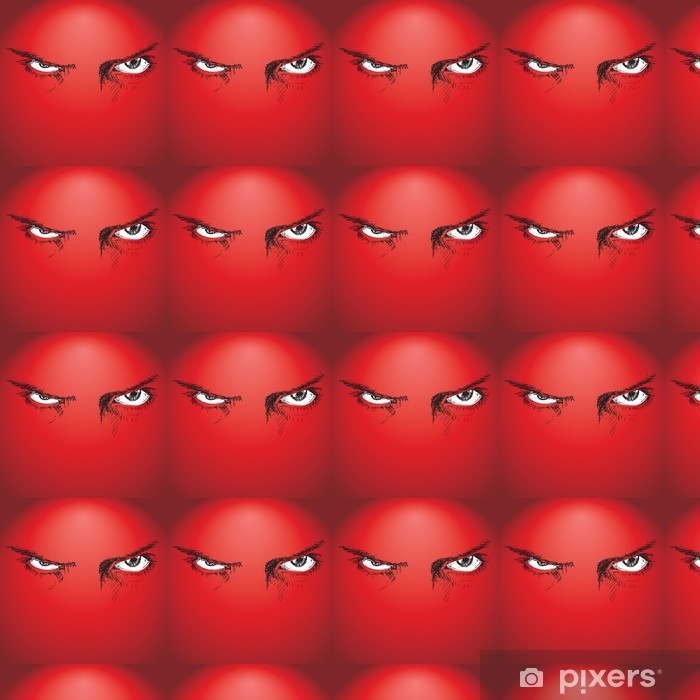 Download Fearless Eyes Vinyl Custom-made Wallpaper - Illustration On ...