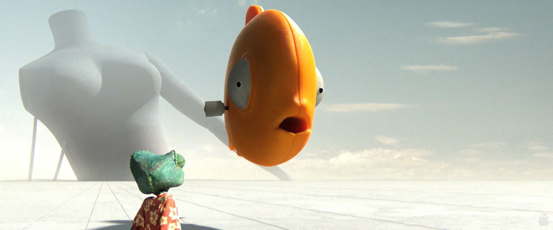 Rango And The Fish Wallpaper - Rango Fish (#1384035) - HD Wallpaper ...