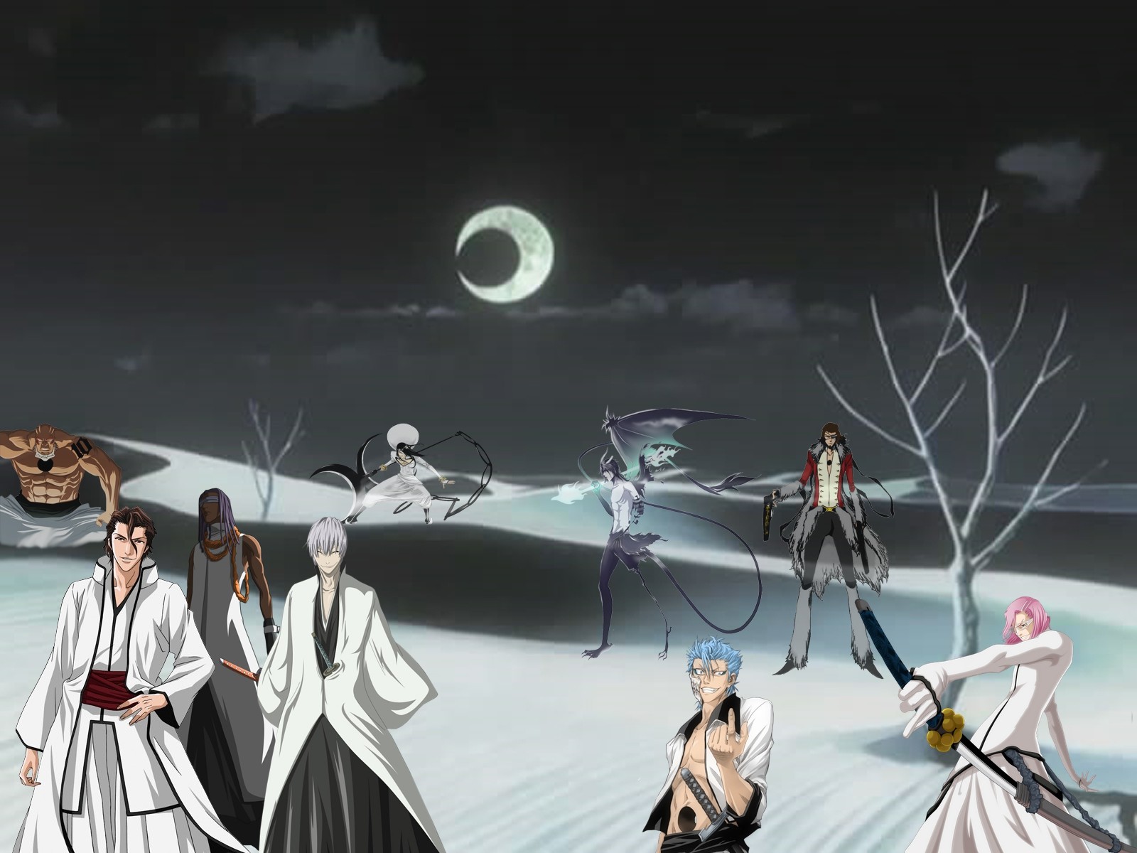 Anime Sosuke Aizen Background Download Desktop Wallpapers - Hueco Mundo ...