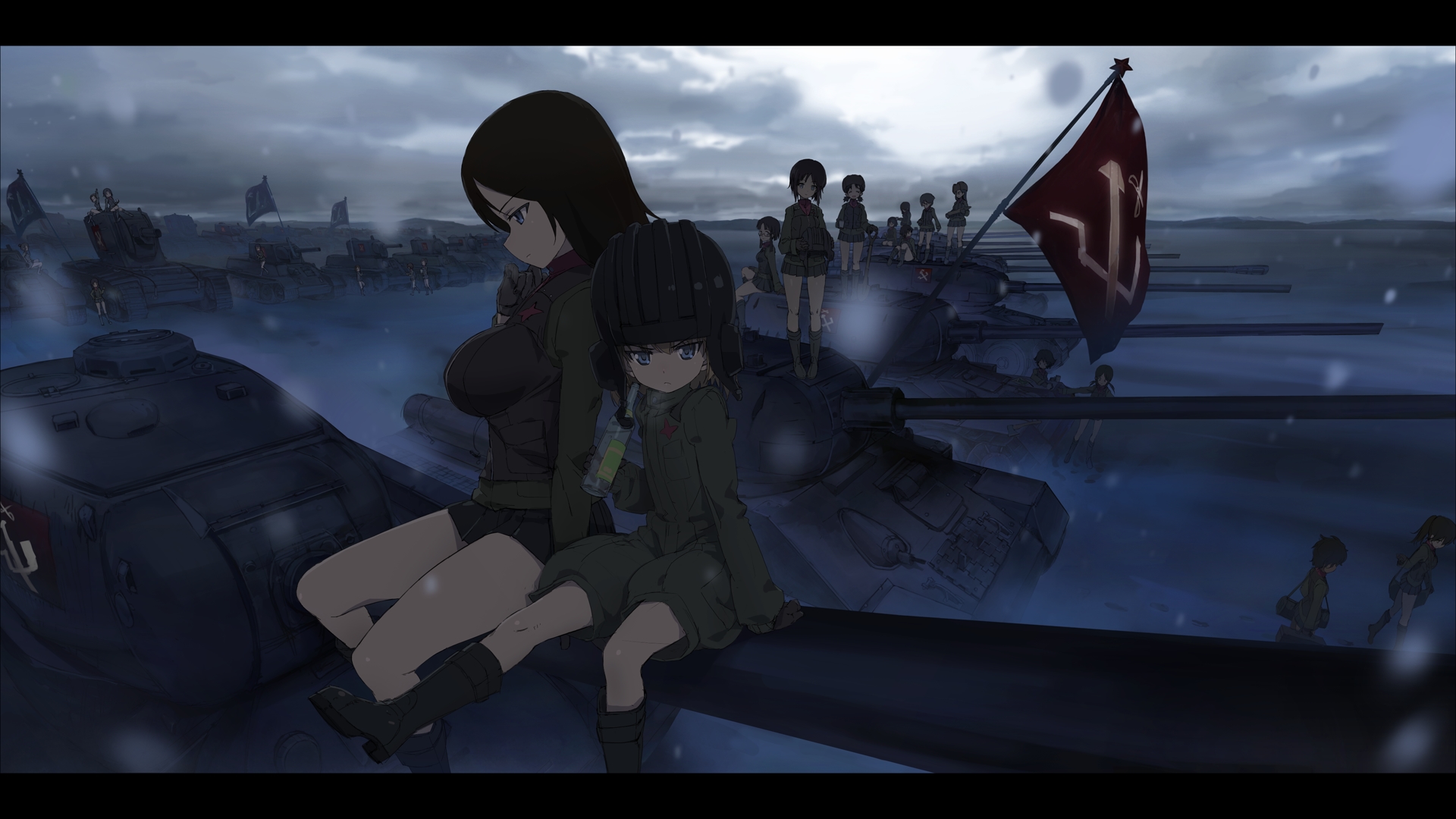 Girls Und Panzer - Girls Und Panzer Russian (#1393659) - HD Wallpaper ...