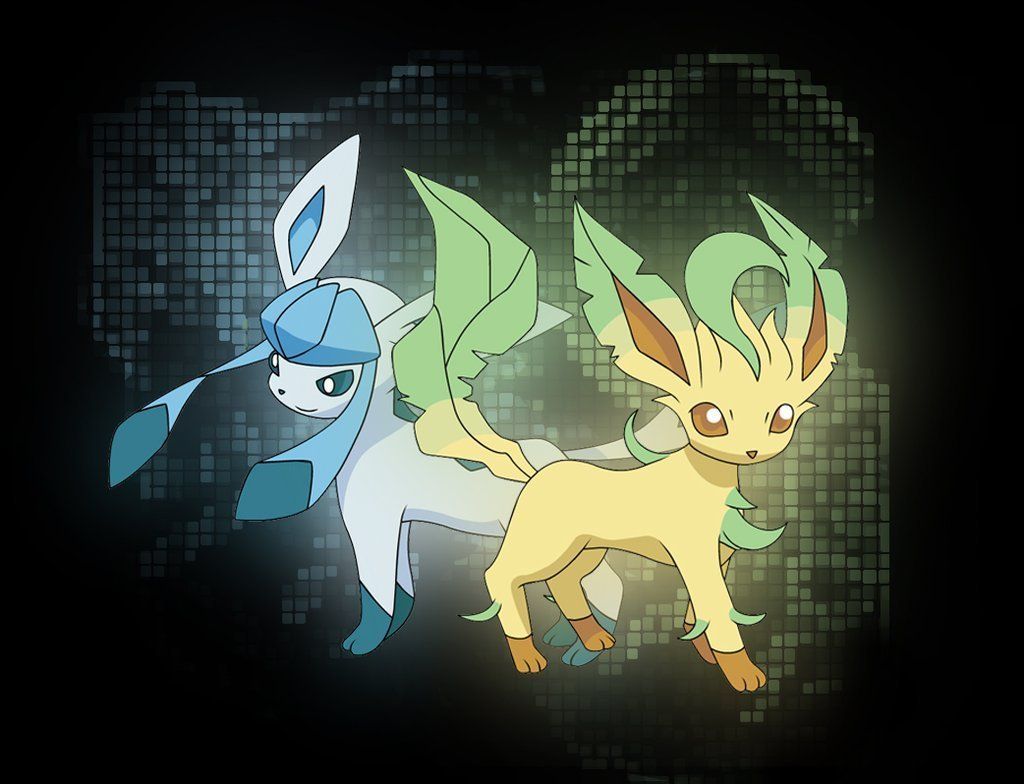 Download Wallpaper - Pokemon Glaceon Vs Leafeon (#1394725) - HD ...