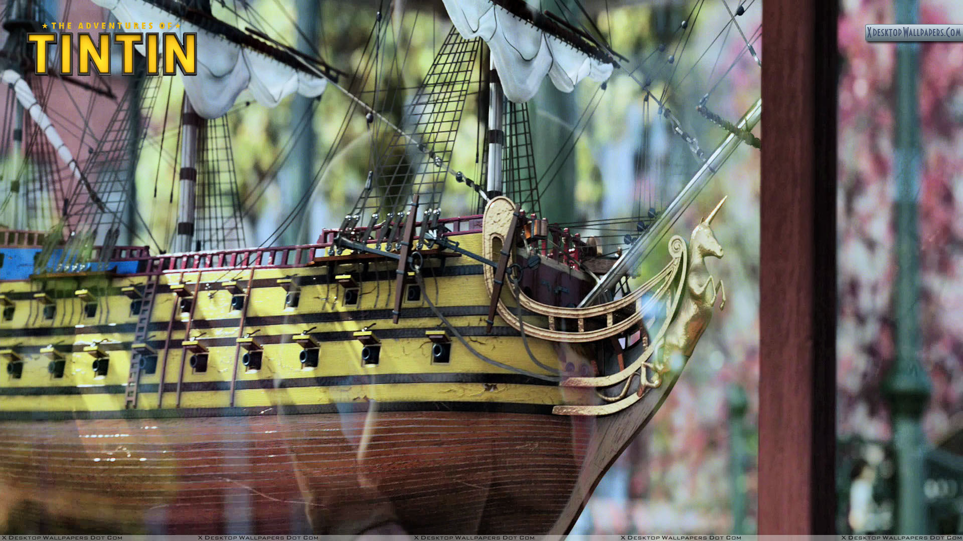 Download Tintin Adventures Hd Wallpaper - Adventures Of Tintin Ship On ...