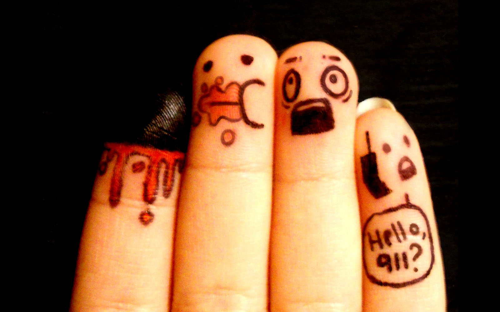 Funny Face Wallpaper - Cute Fingers (#1407304) - HD Wallpaper ...