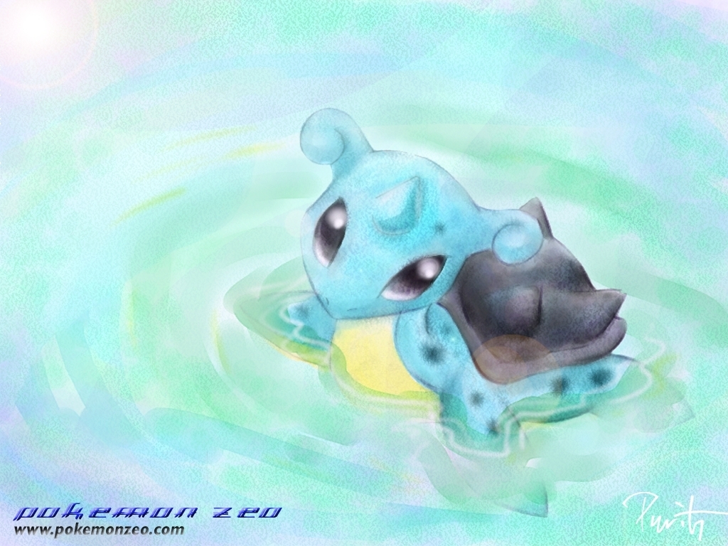 Lapras - Baby Lapras (#1410109) - HD Wallpaper & Backgrounds Download