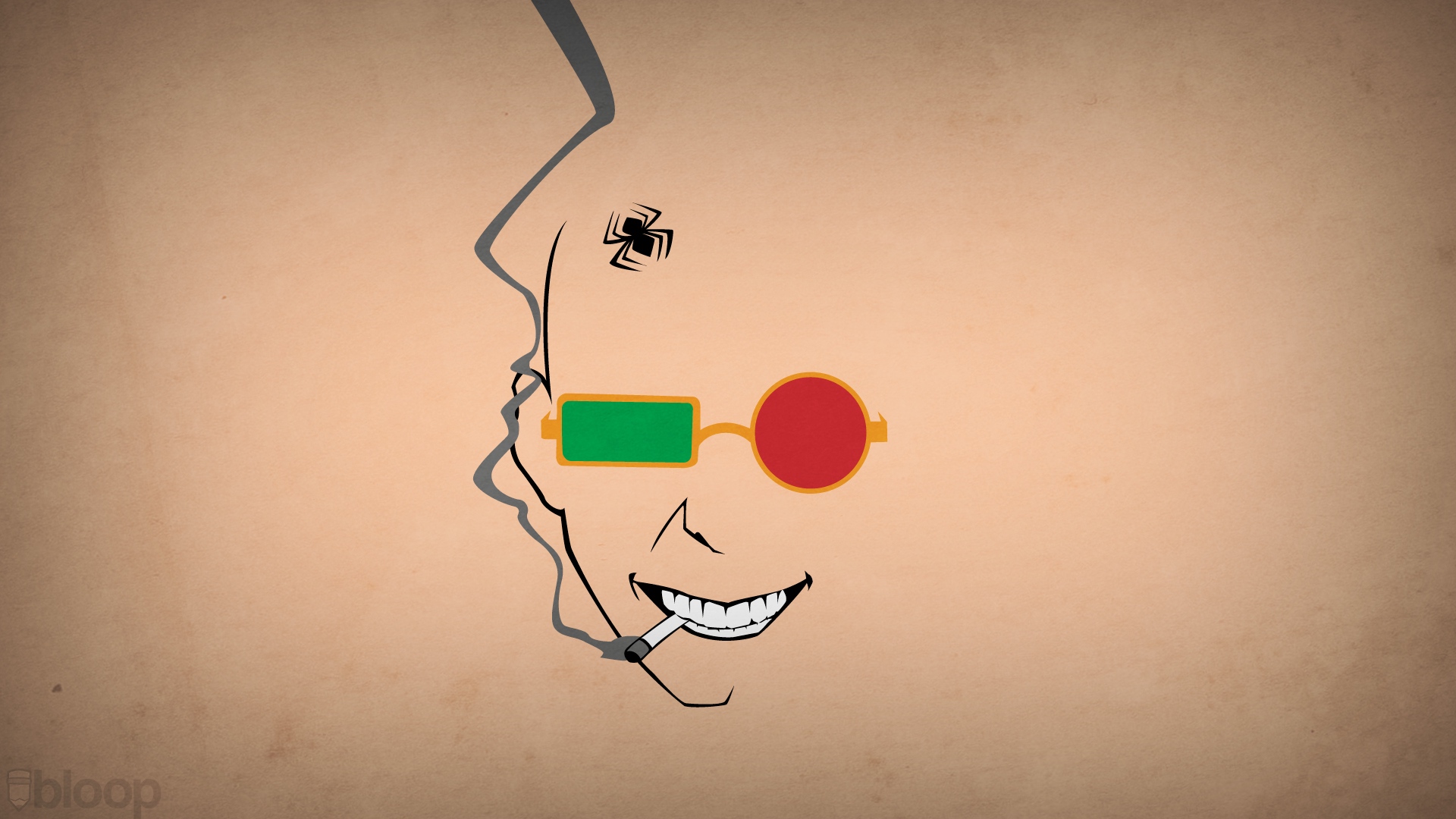 Download Wallpaper Blo0p, Minimalism, Transmetropolitan, Spider - Hd ...