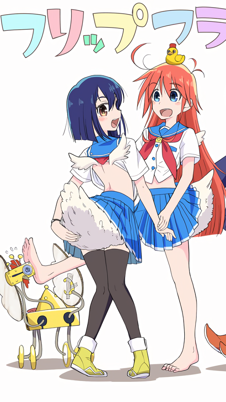 Wallpaper - Flip Flappers Anime (#1418650) - HD Wallpaper & Backgrounds ...