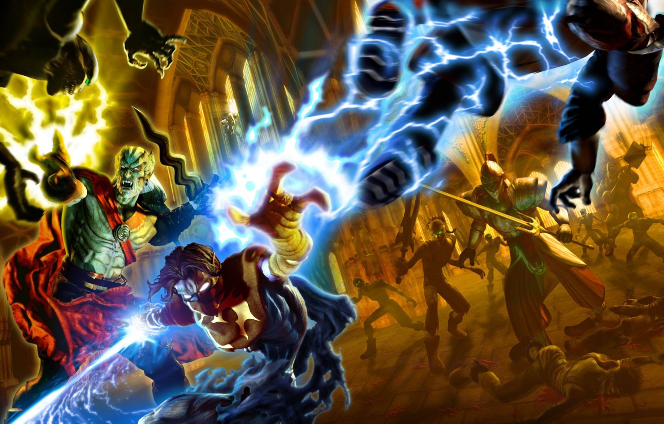 Photo Wallpaper The Game, Sword, Armor, Soldiers, Vampire, - Legacy Of ...