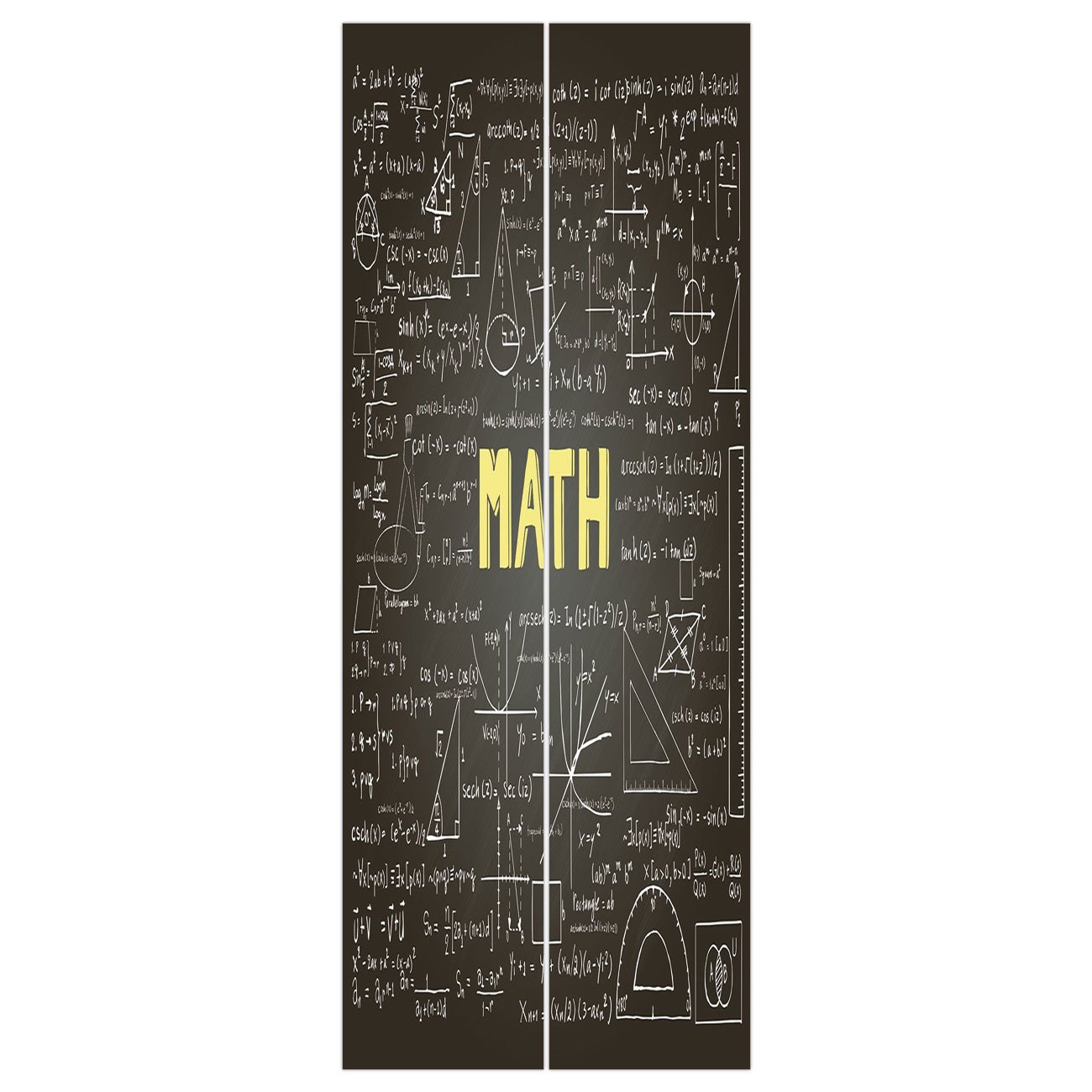 3d Door Wall Mural Wallpaper Stickers [ Mathematics - Screen Door ...