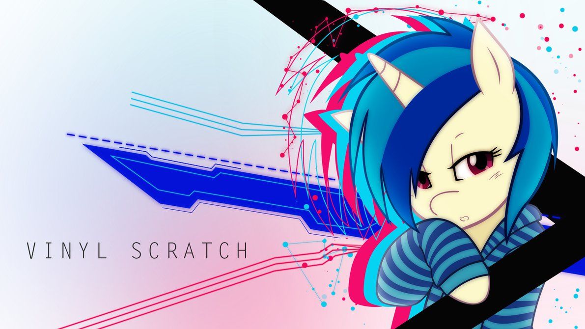 Vinyl Scratch Wallpaper - Illustration (#1452990) - HD Wallpaper ...