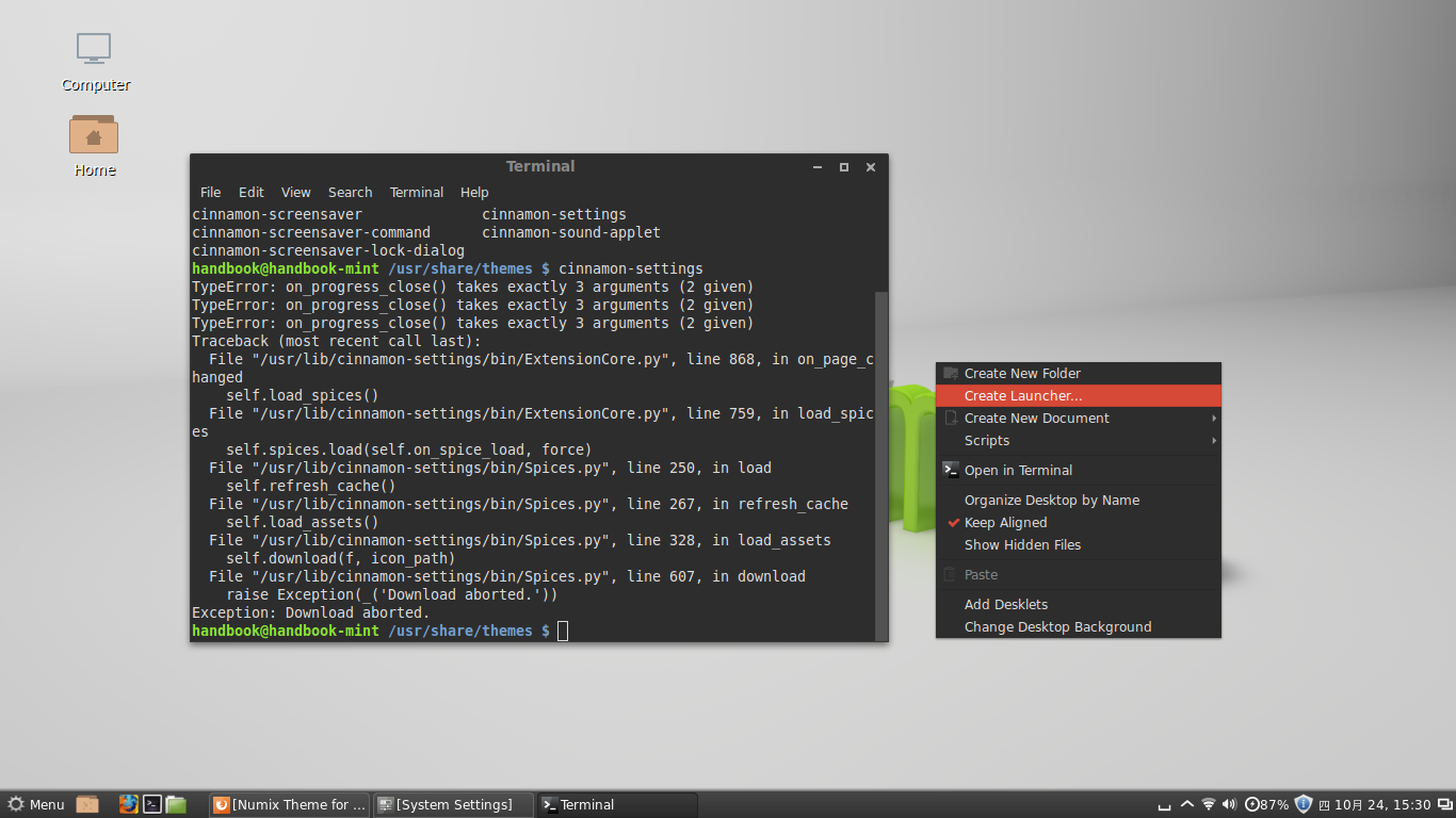 Numix Gtk & Icons Linux Mint - Linux Mint Xfce Numix (#1453445) - HD ...