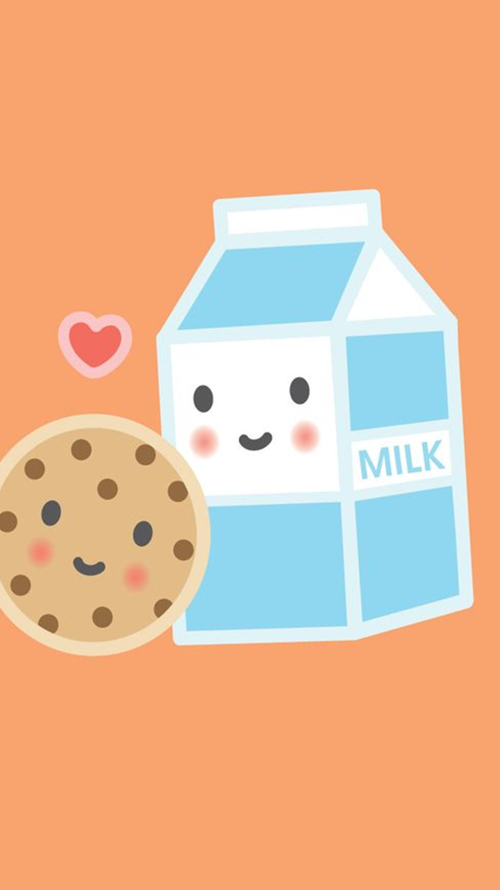 1 2 - Milk And Cookies Drawing (#1470350) - HD Wallpaper & Backgrounds ...