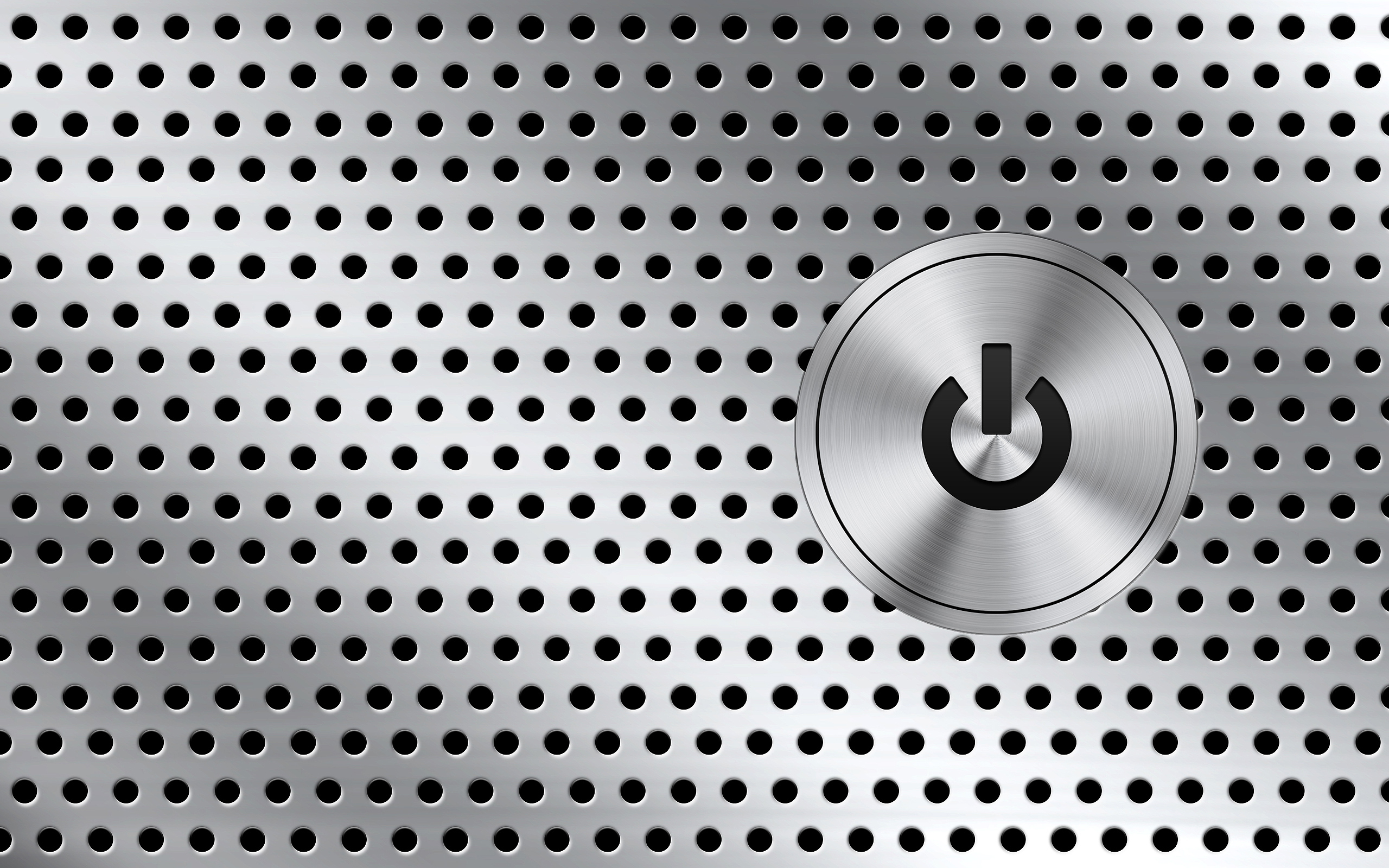 Power Button Psd - Metallic Perforated Background (#1473887) - HD ...