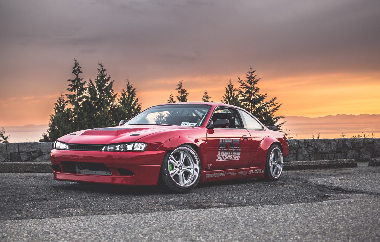 Photo Wallpaper Nissan, Red, Silvia, S14 - Group A (#1486871) - HD ...