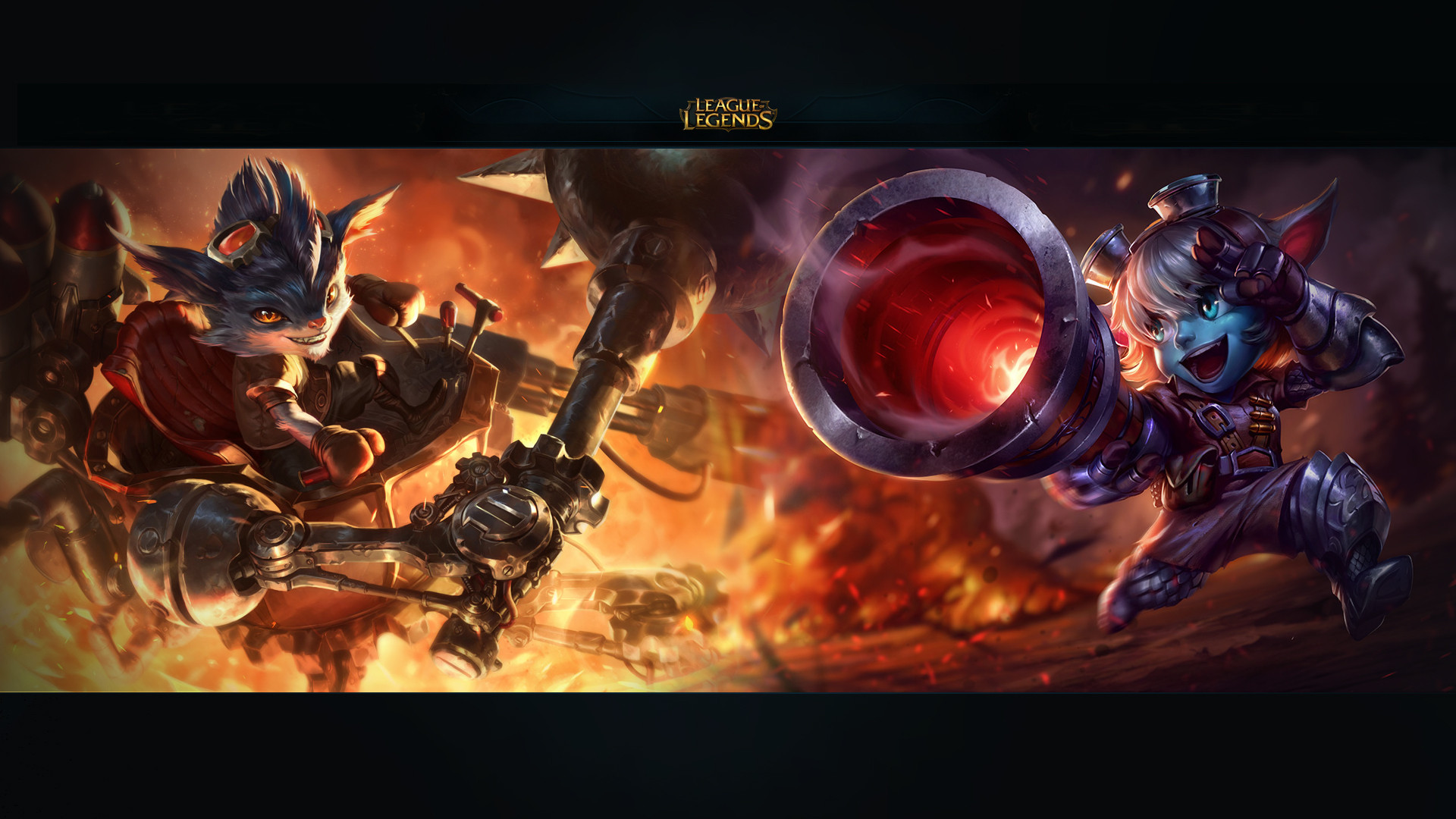 Download Rumble And Tristana Wallpaper - League Of Legends Champion Hd ...