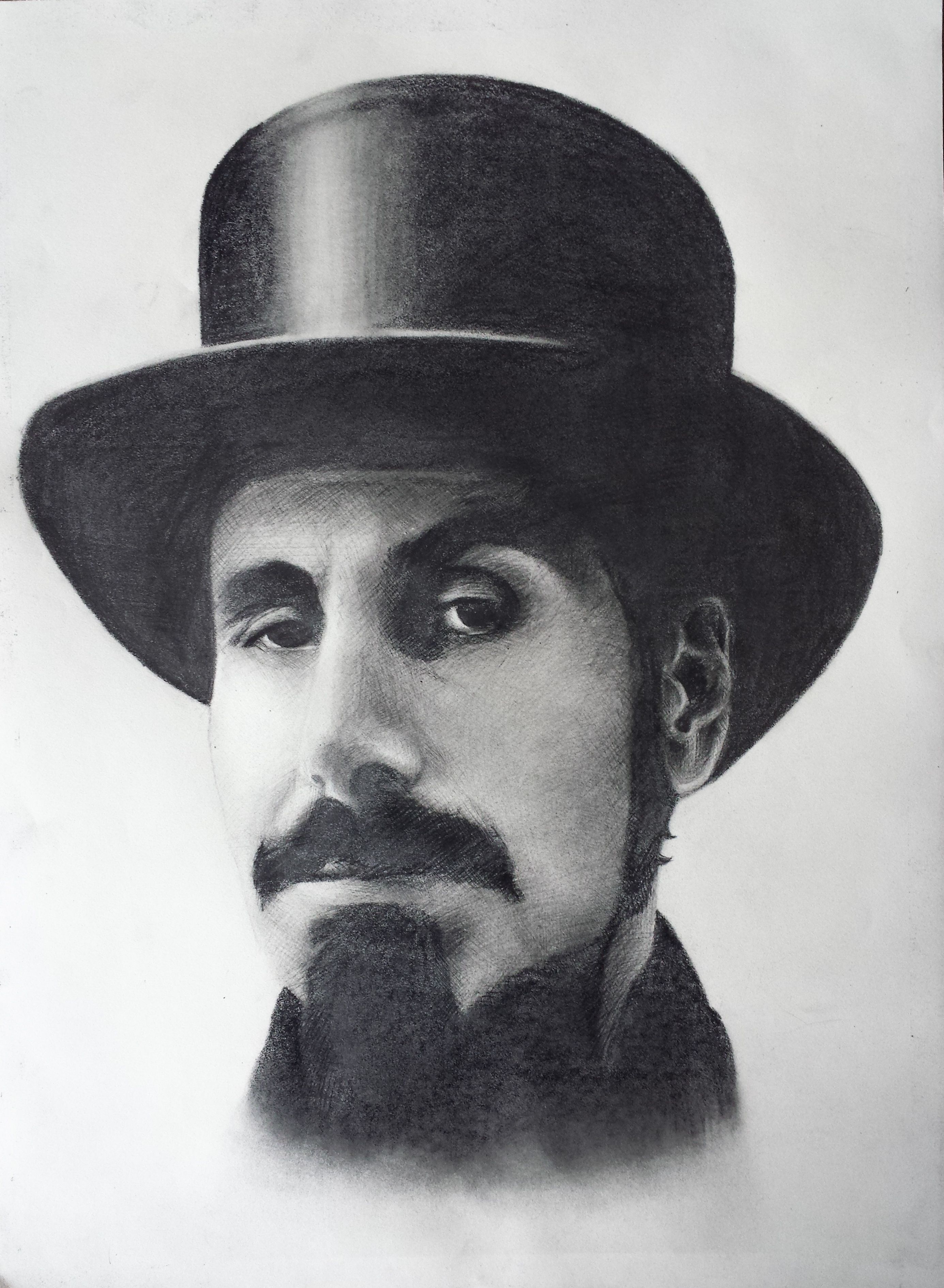 #serj Tankian Pencil On Paper Cm Repin And Follow - Visual Arts ...