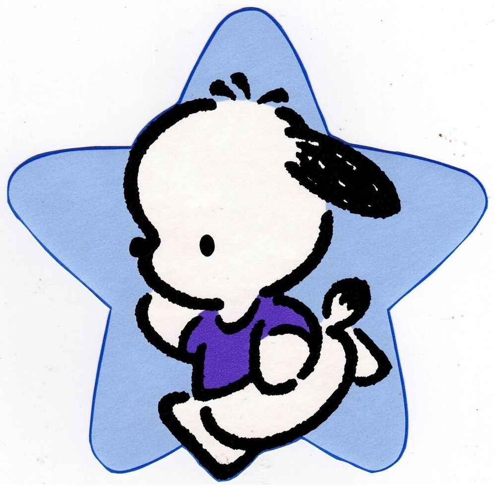 Details About 5 Hello Kitty Pochacco Running Prepasted - Cartoon ...