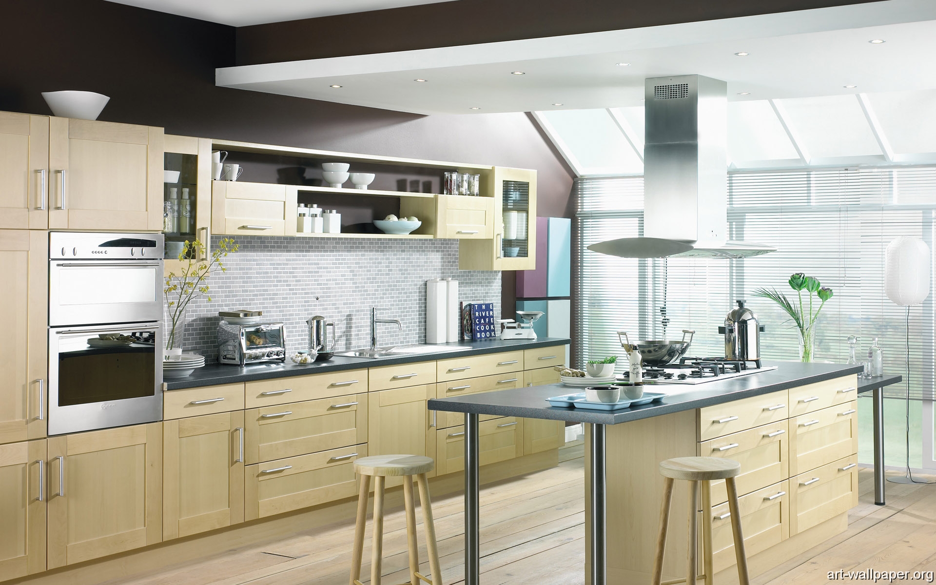Wallpapers Full Hd - Beautiful Kitchen Hd (#153650) - HD Wallpaper ...