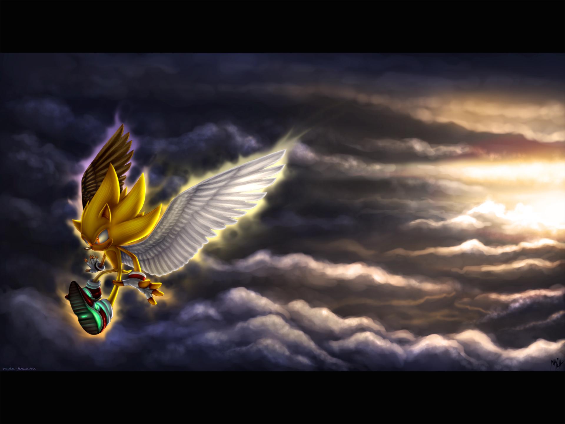 Wallpaper Malaikat - Sonic The Hedgehog Angel (#1504619) - HD Wallpaper ...