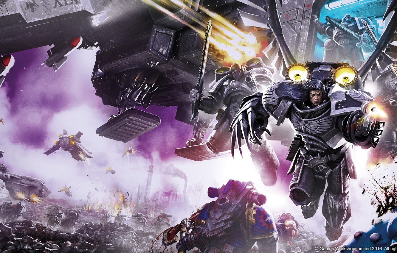 Photo Wallpaper Horus Heresy, Warhammer, The Primarch, - Horus Heresy ...