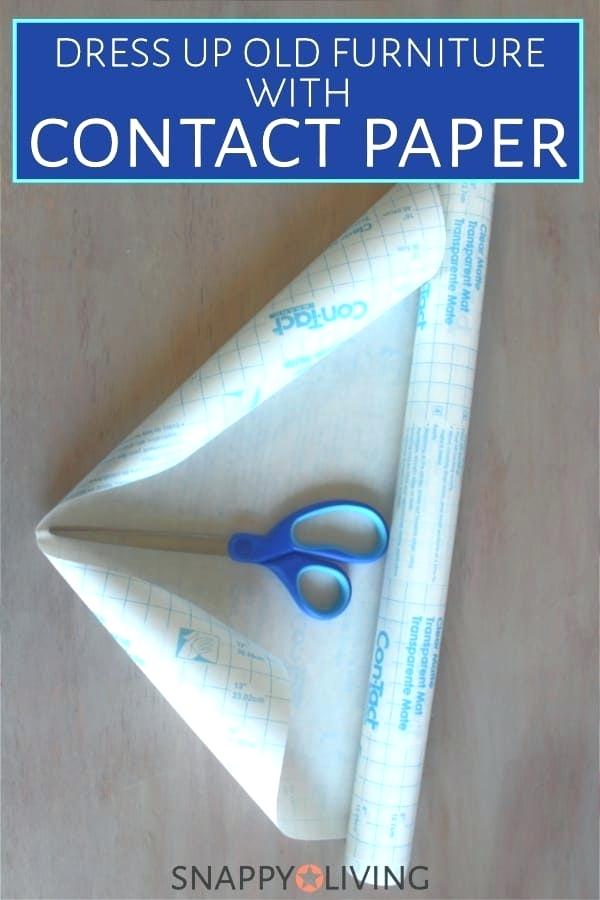 Tacky Paper You Can Dress Up Old Furniture With Contact - Transparent ...