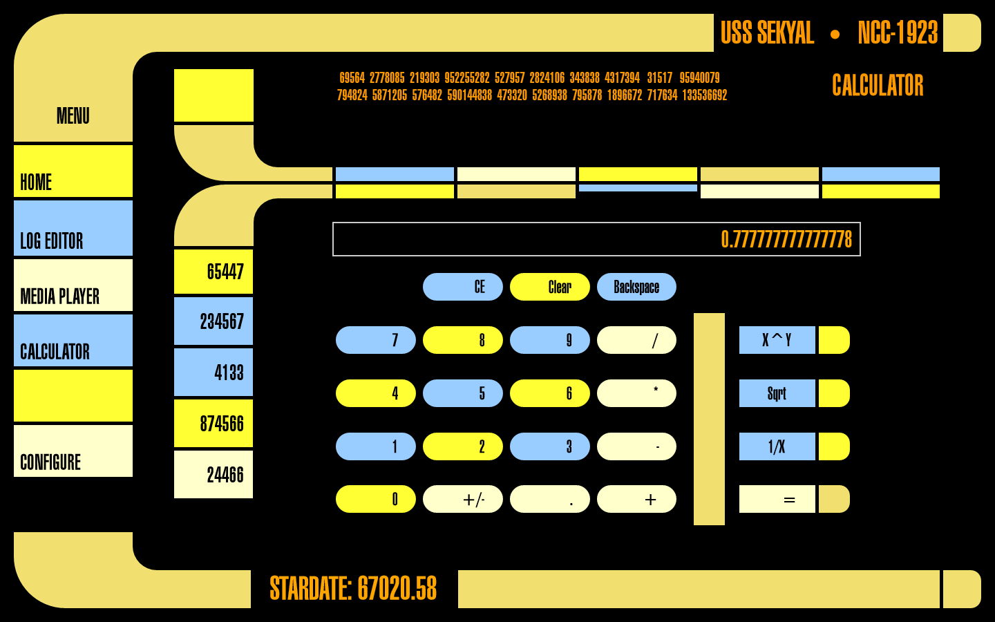 Lcars Interface - Calculator - Lcars (#1506499) - HD Wallpaper ...