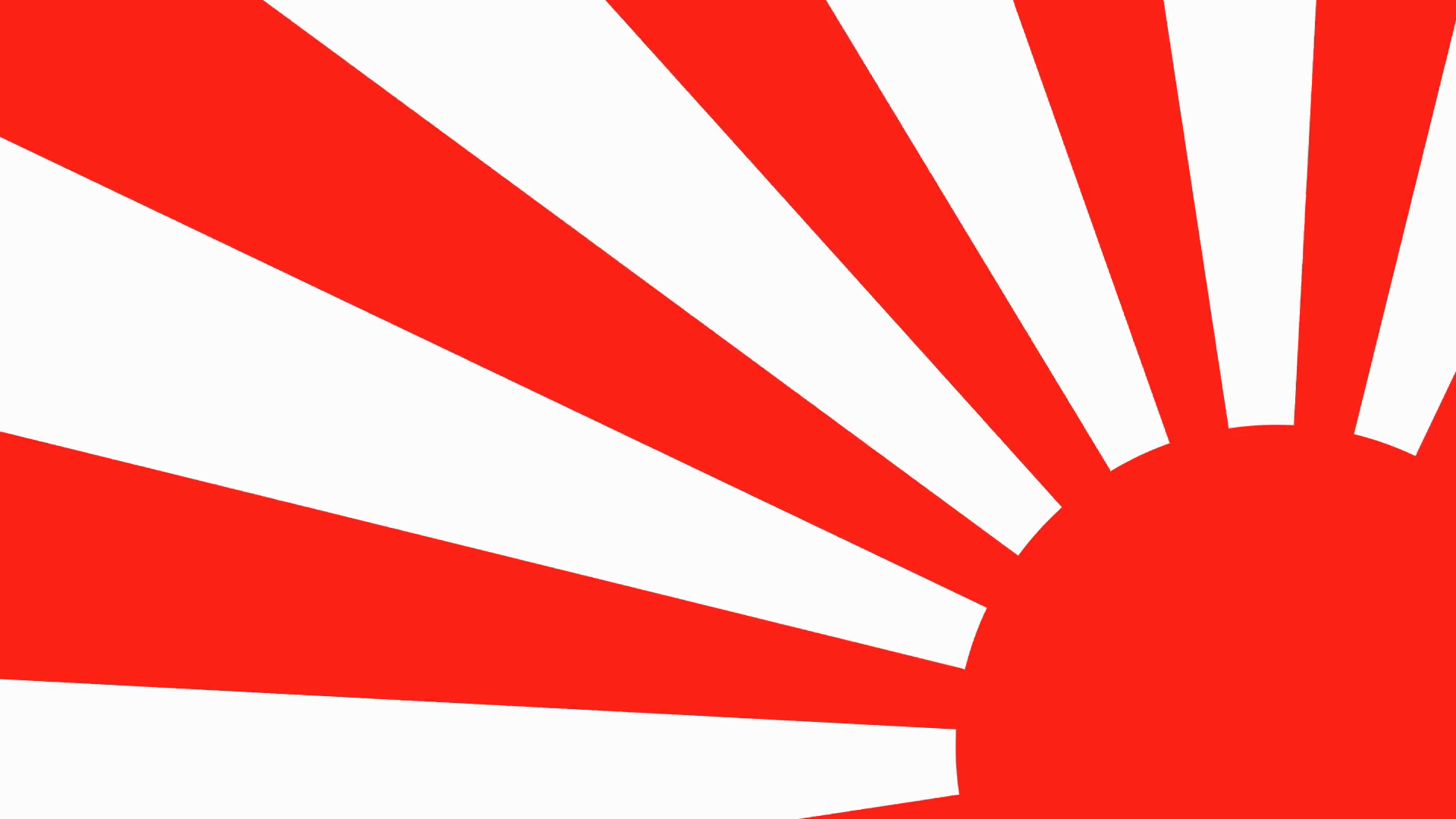 Traditional Japanese Sunburst Spinning From Corner - Graphic Design ...