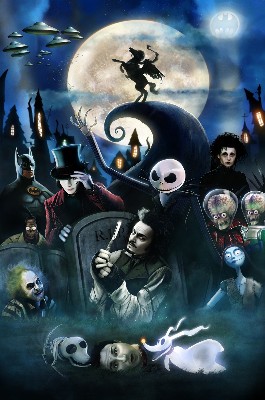 Tim Burton Wallpapers - Tim Burton Phone Backgrounds (#1521111) - HD ...