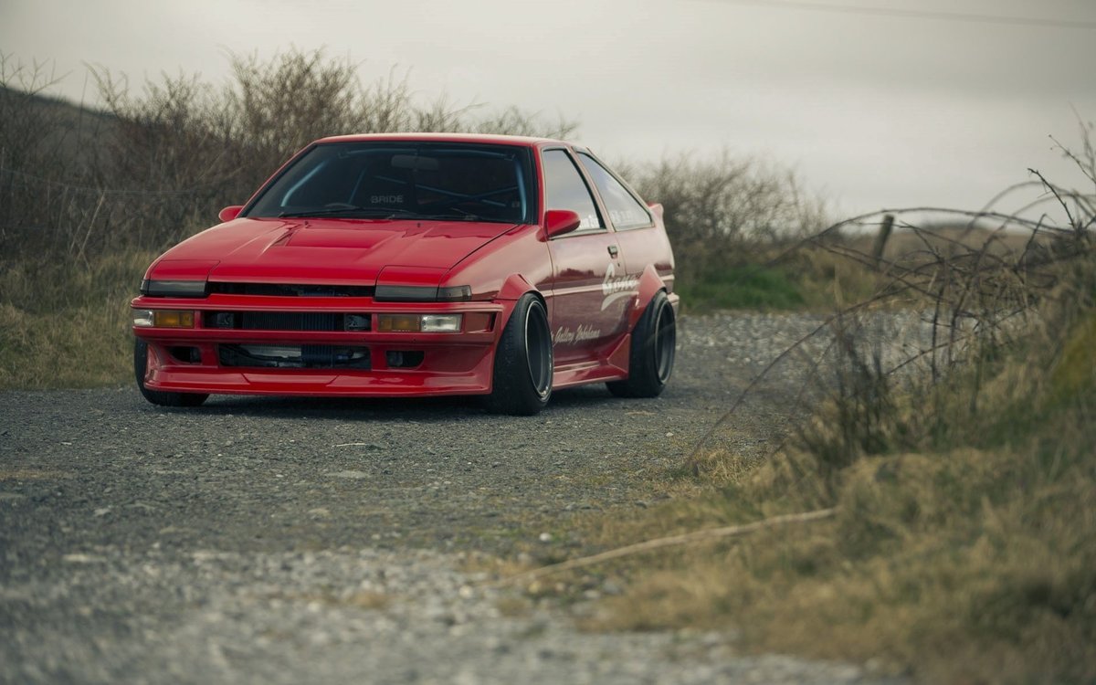 Toyota Corolla Ae86 Red Toyota Corolla Red Hd Wallpaper - Ae86 На ...