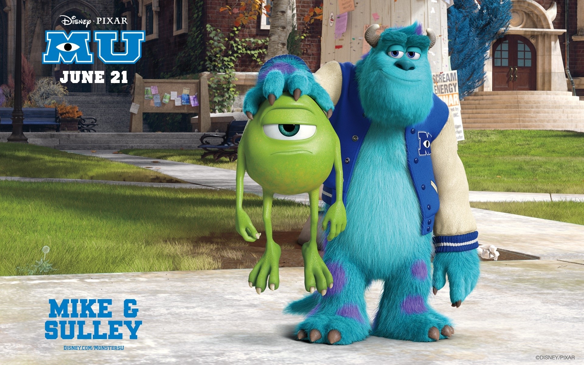 Wallpaper Monsters University - Monster Inc University Hd (#1536843 ...