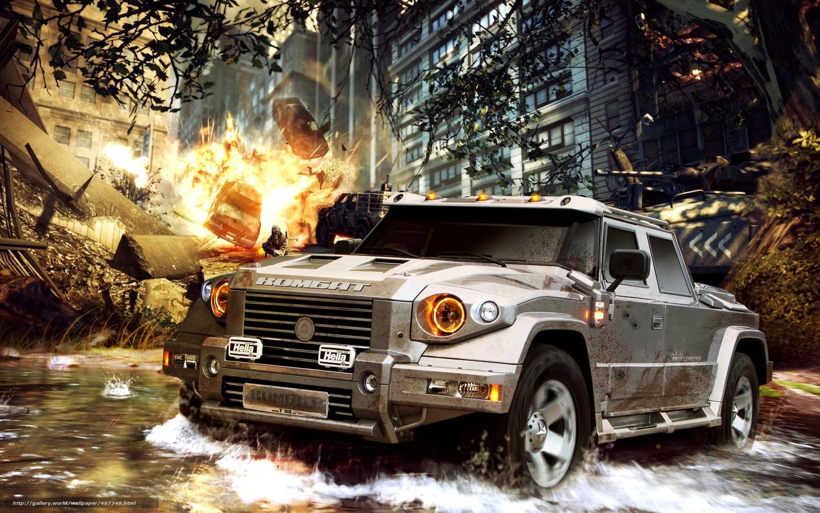 Download Wallpaper Combat, Car, Steep Armored Car, - Armored Car ...