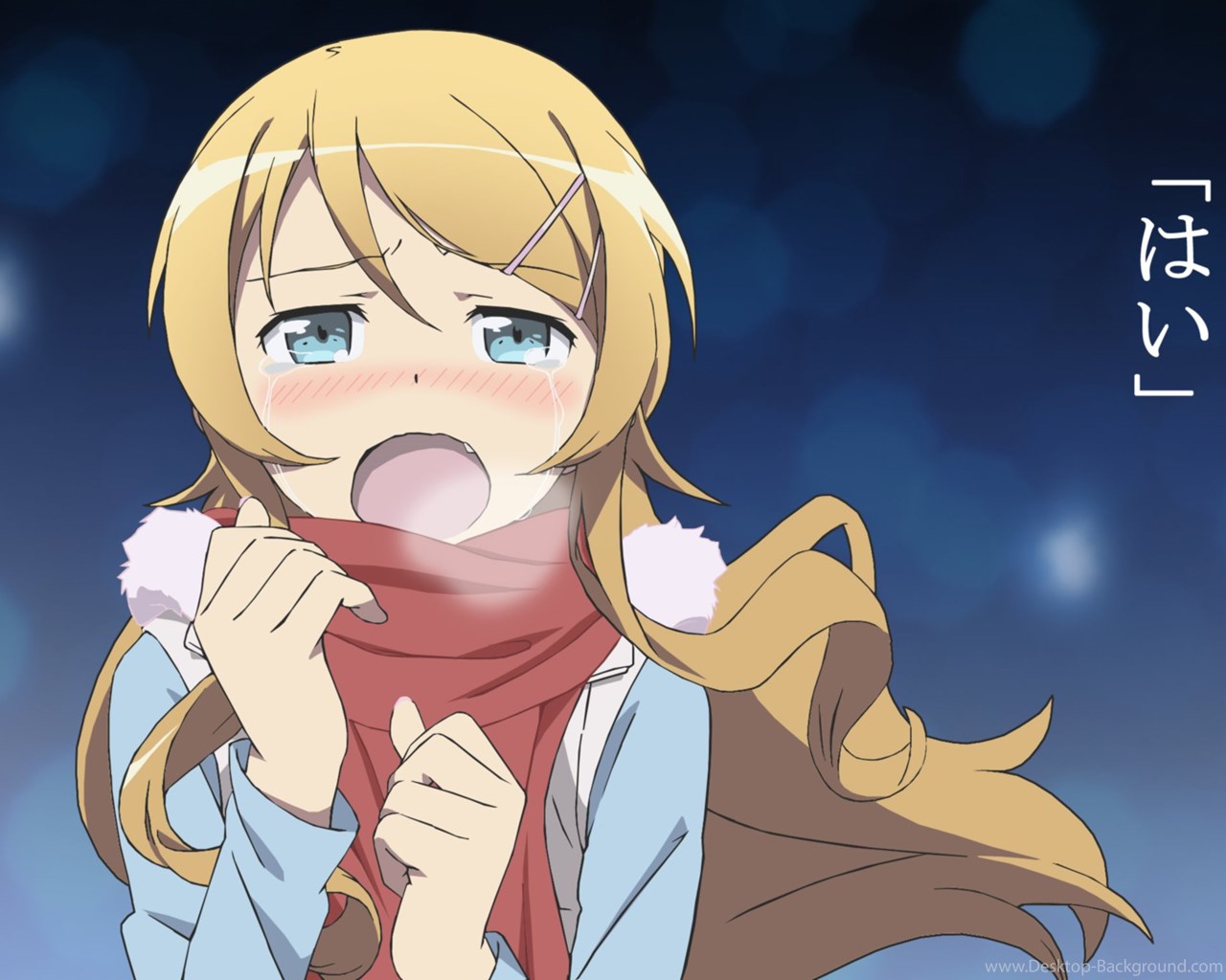 Widescreen - Oreimo Kirino Crying (#1548935) - HD Wallpaper ...