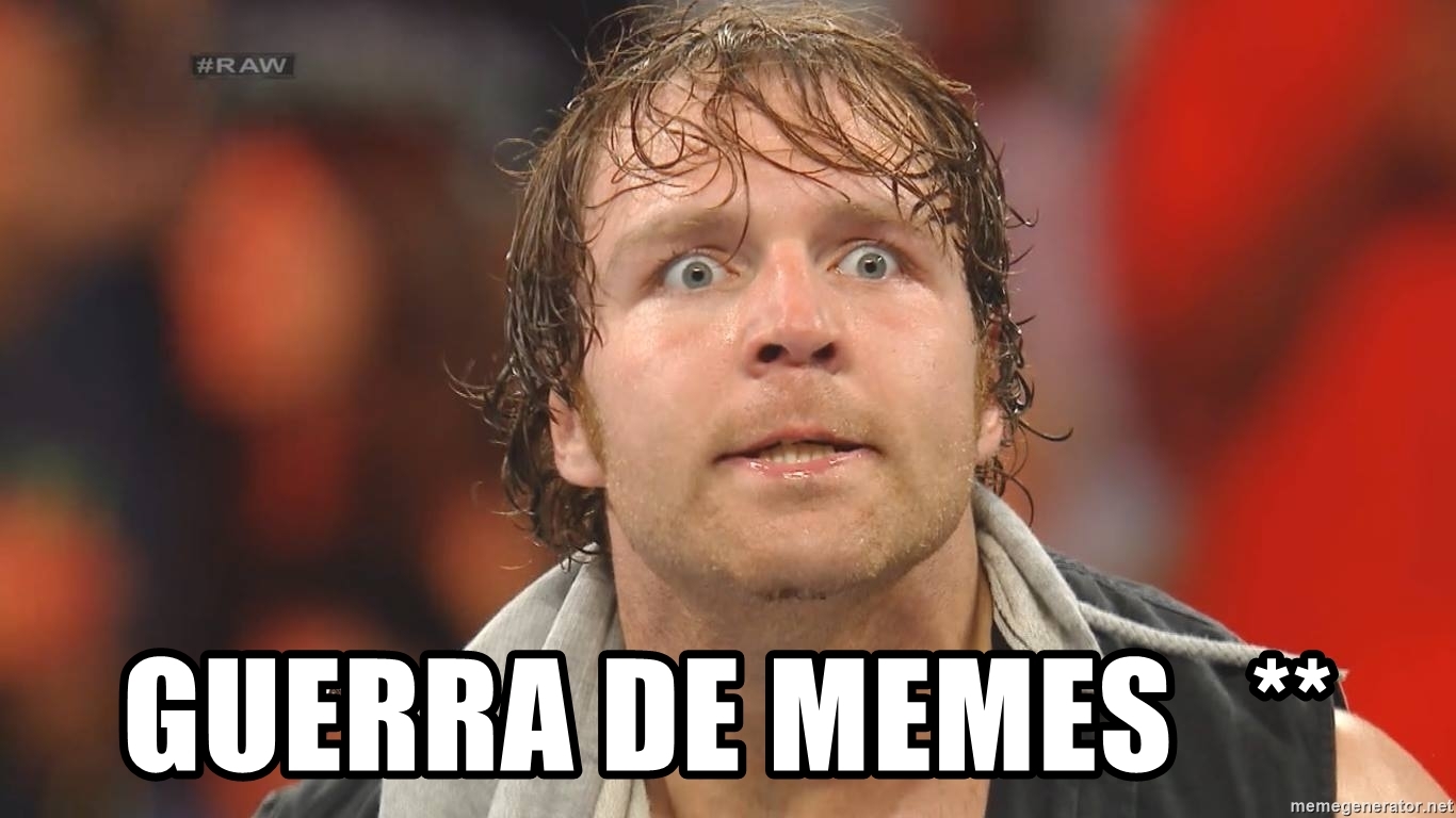 Dean Ambrose's Shocked Face - Gracias Por Su Atencion (#1548970) - HD ...