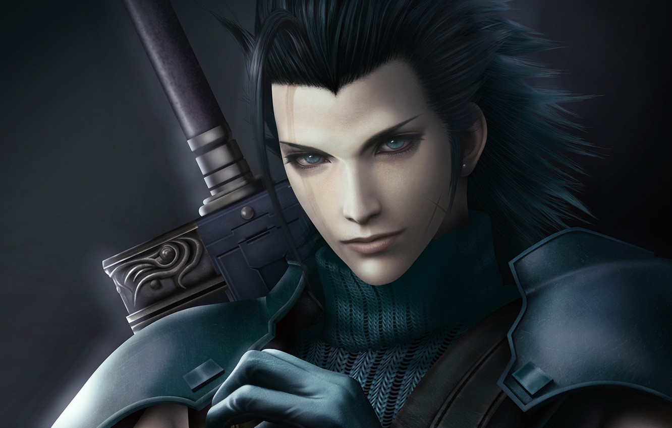 Photo Wallpaper Hair, Soldiers, Guy, Final Fantasy - Zack Fair ...