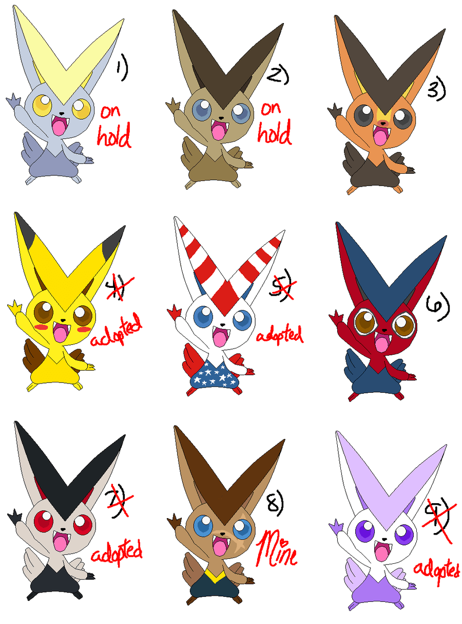 Pokemon Victini Evolution Chart