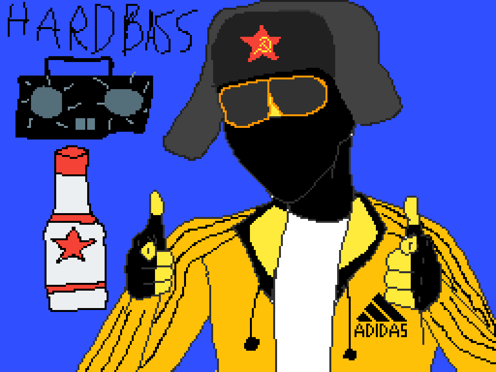 Slav Hardbass - Cartoon (#1587118) - HD Wallpaper & Backgrounds Download