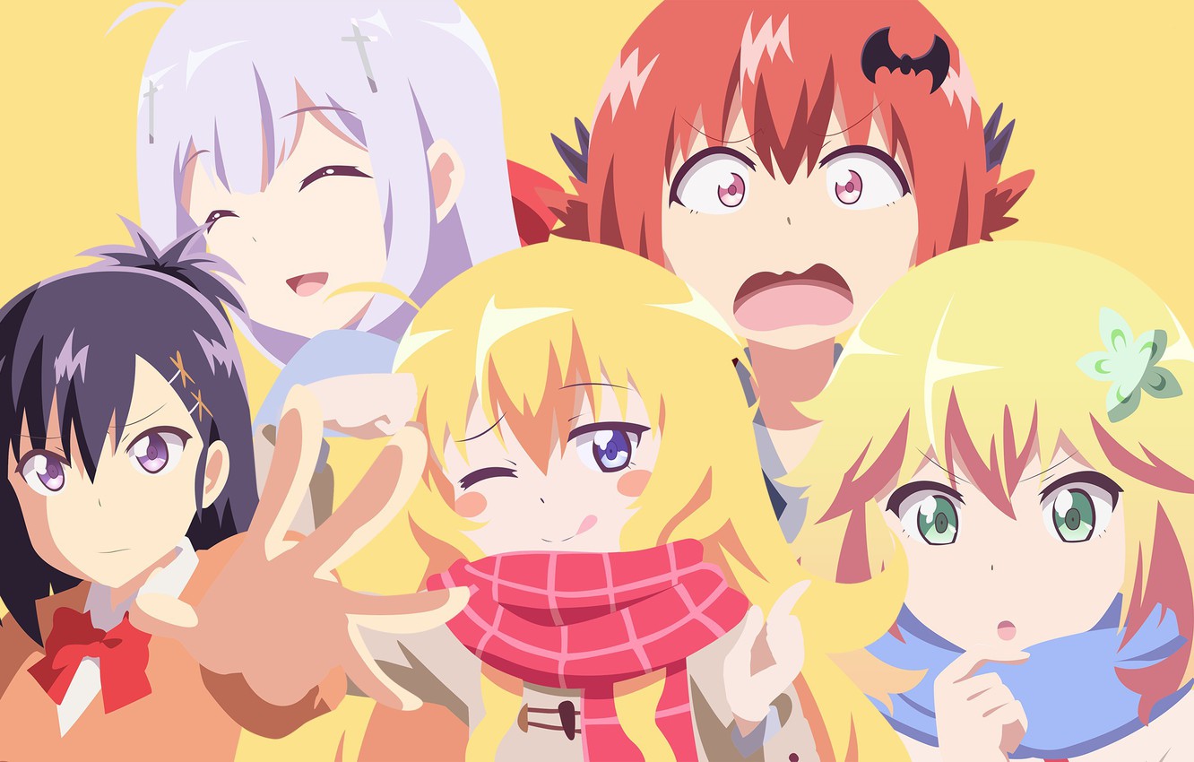 Photo Wallpaper Kawaii, Demon, Girl, Devil, Anime, - Gabriel Dropout ...