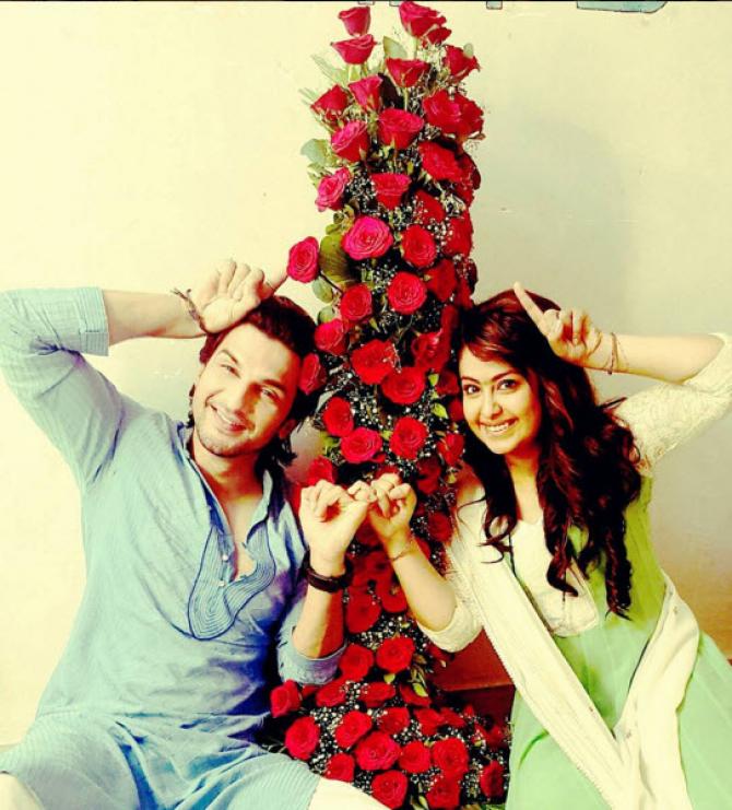 Avika Gor And Manish Raisinghani Rare Photos - Anika And Manish Sasural ...