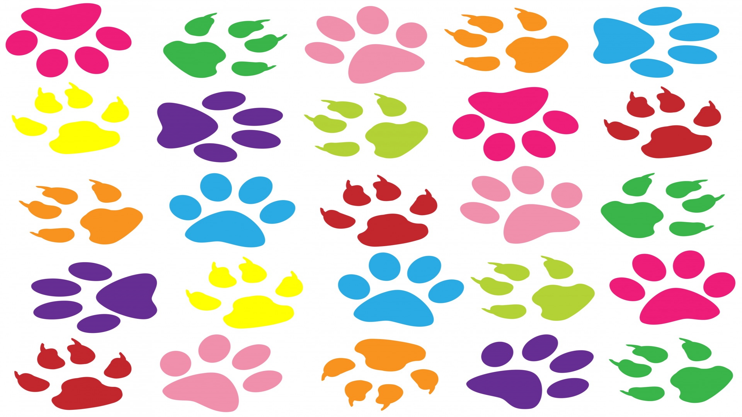 Download Wallpaper Resolution - Cat Paw Print Background (#1631648 ...