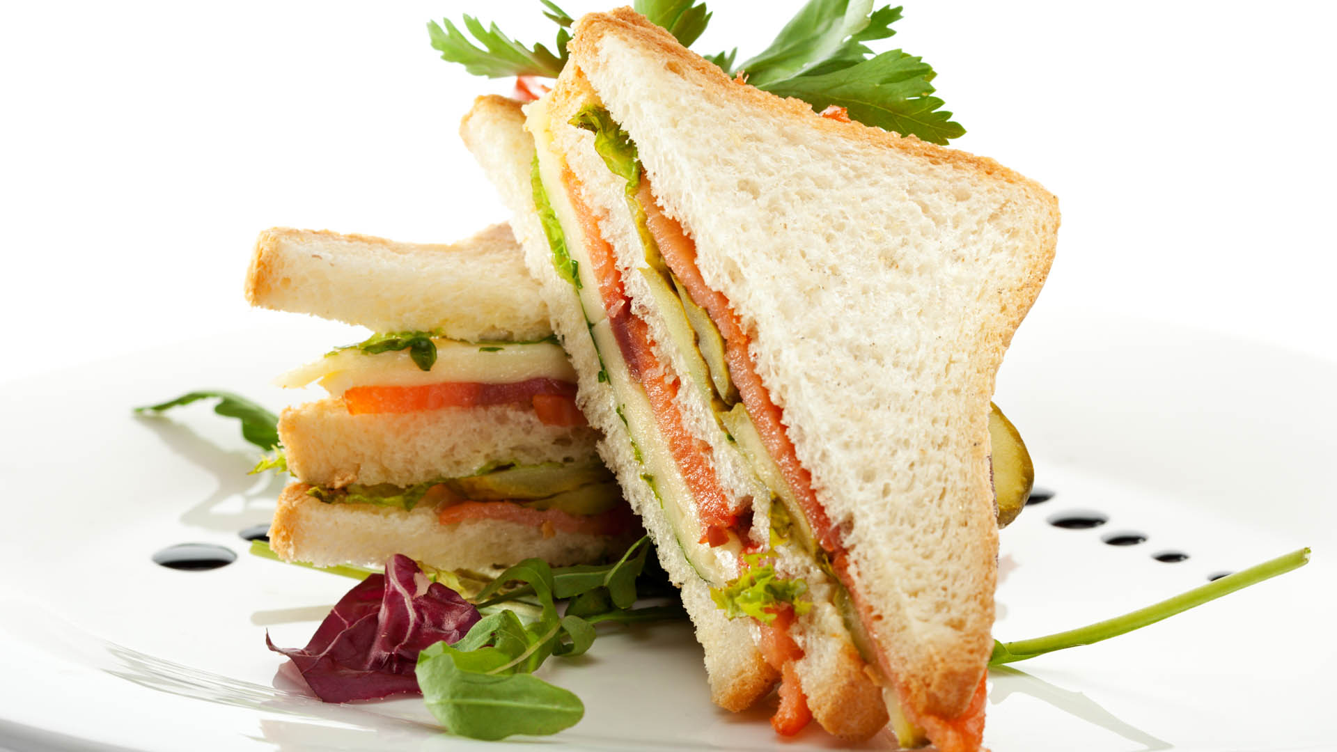 Back To 83 Sandwich Wallpapers Hd - Clubhouse Sandwich Sandwich Plating ...