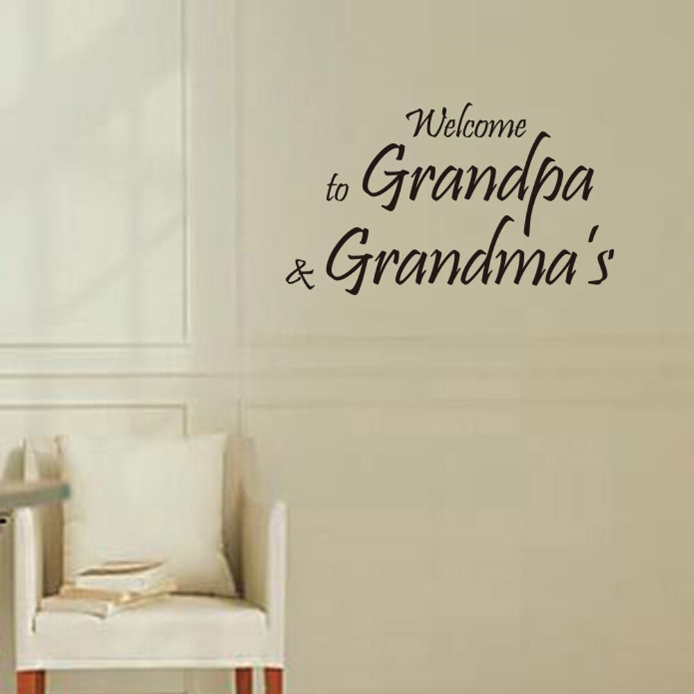 Wall Sticker Welcome To Grandpa And Grandma's Vinyl - Wall (#1655393 ...