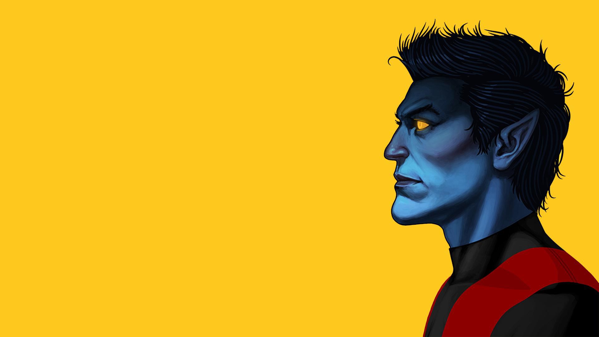 X-men Nightcrawler Mike Mitchell Marvel Art 1080p Hd - Illustration ...