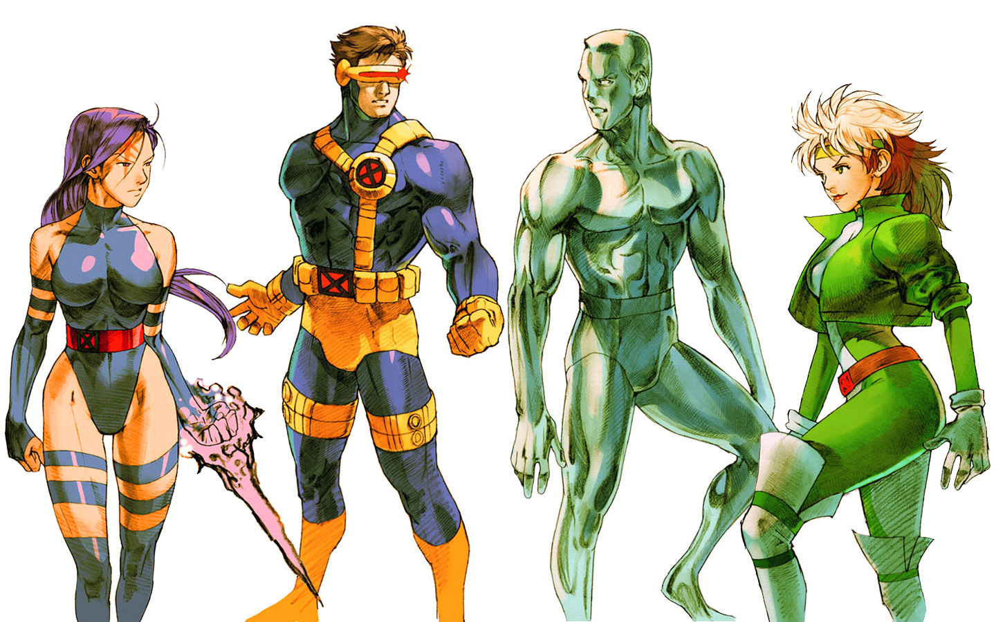 Psylocke Hd - Marvel Vs Capcom Iceman (#1660899) - HD Wallpaper ...