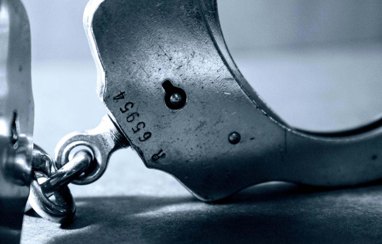Photo Wallpaper Macro, Background, Handcuffs - Monochrome (#1664755 ...