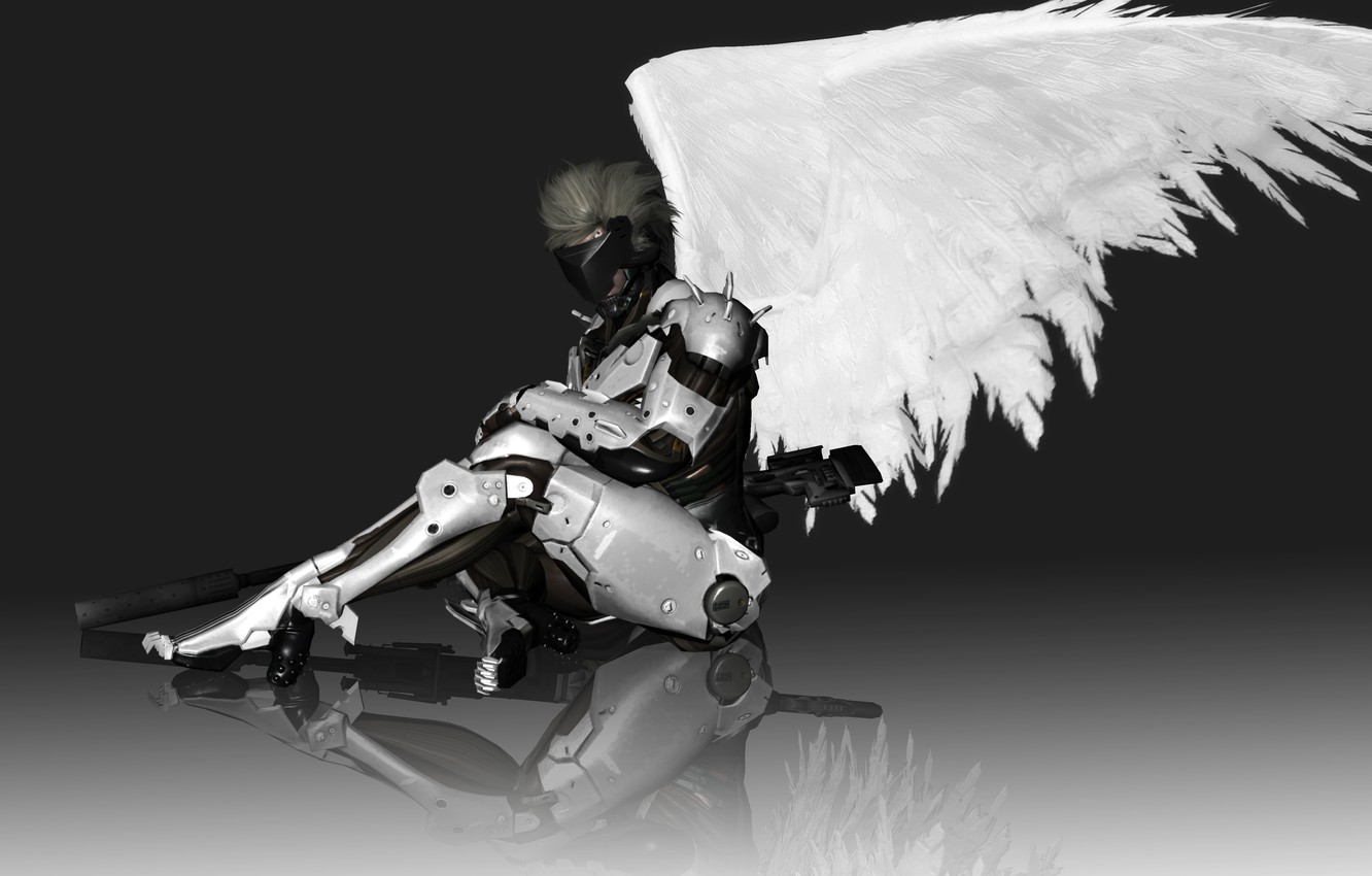 Download Photo Wallpaper Wings, Cyborg, Jack, Raiden, Metal - Metal ...