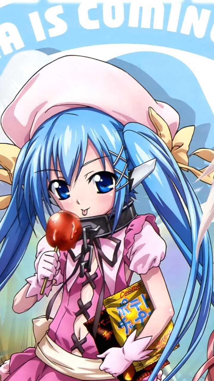 Wallpaper Girl, Sora No Otoshimono Ikaros, Cute, Smile, - Heaven Lost ...