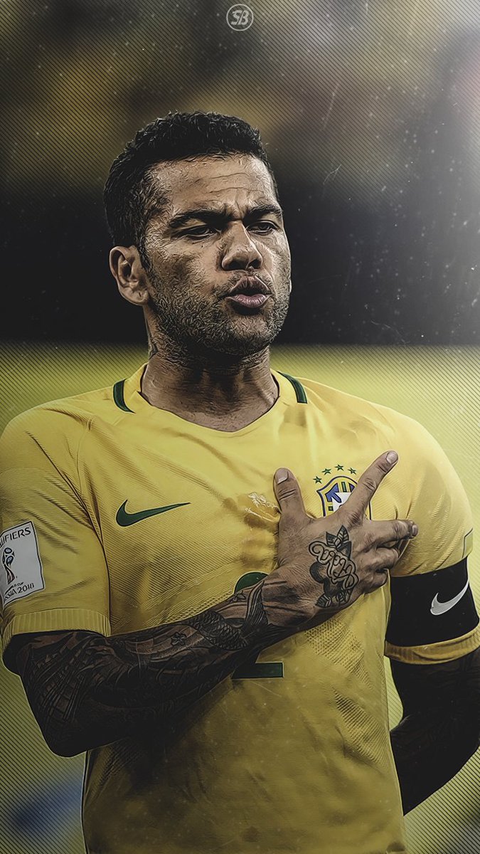 Dani Alves Brazil Lockscreen - Dani Alves (#1670809) - HD Wallpaper ...